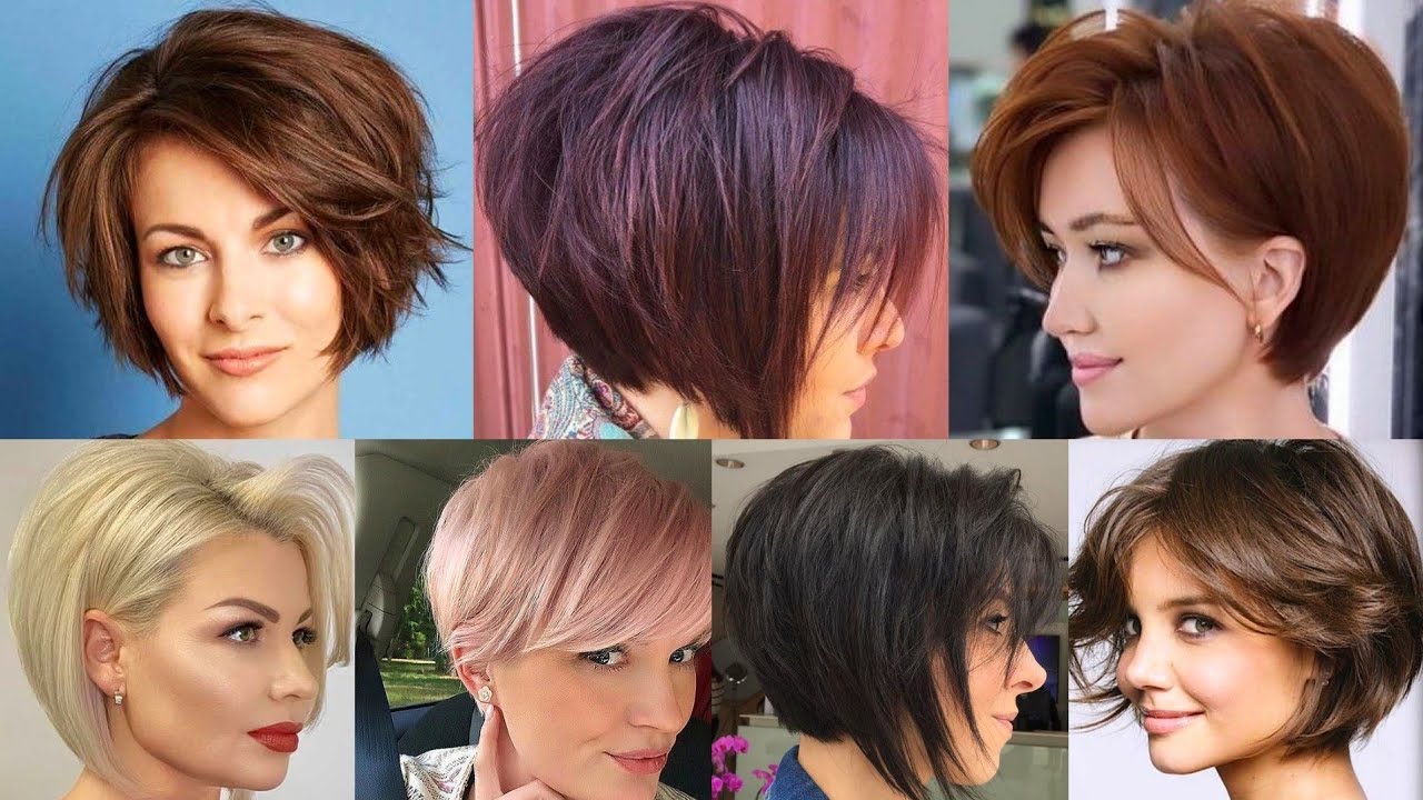 Top Trendy Short Stacked Bob Haircuts With Bangs For Women 2022 //Short ...