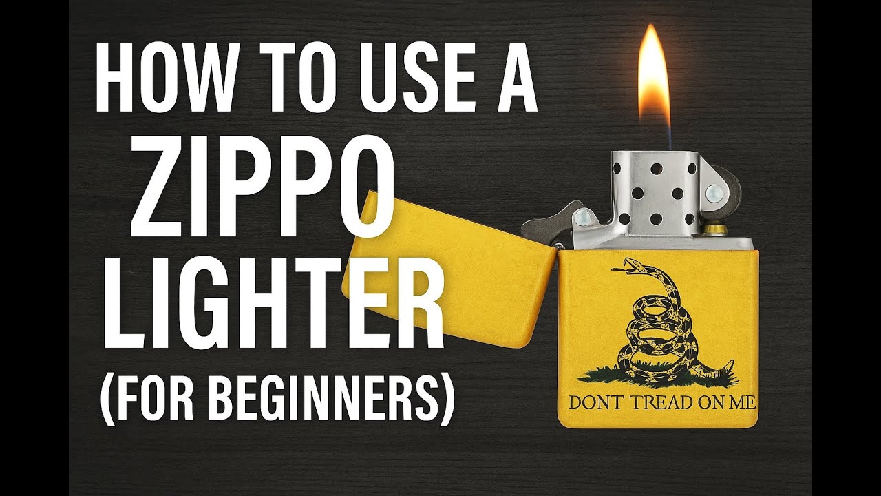 Zippo Lighter Tutorial 🔥 Beginners Guide! - YouTube