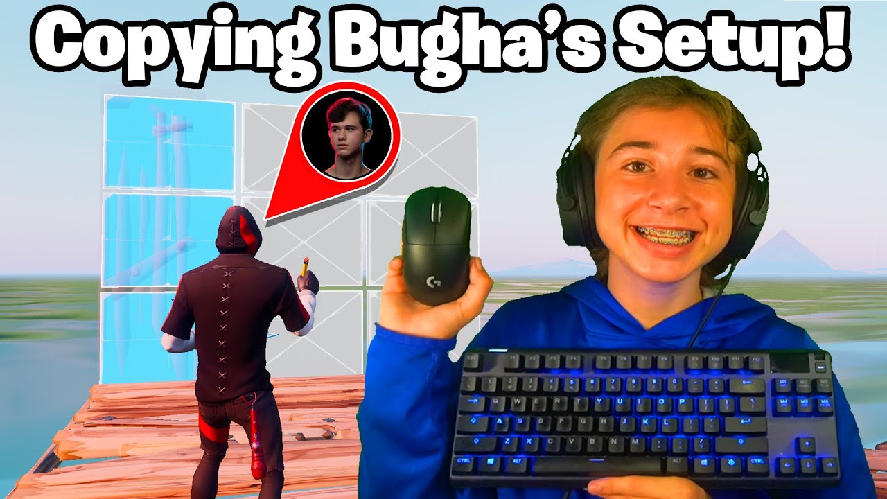 Using Bugha's Setup In Arena! (INSANE) - YouTube