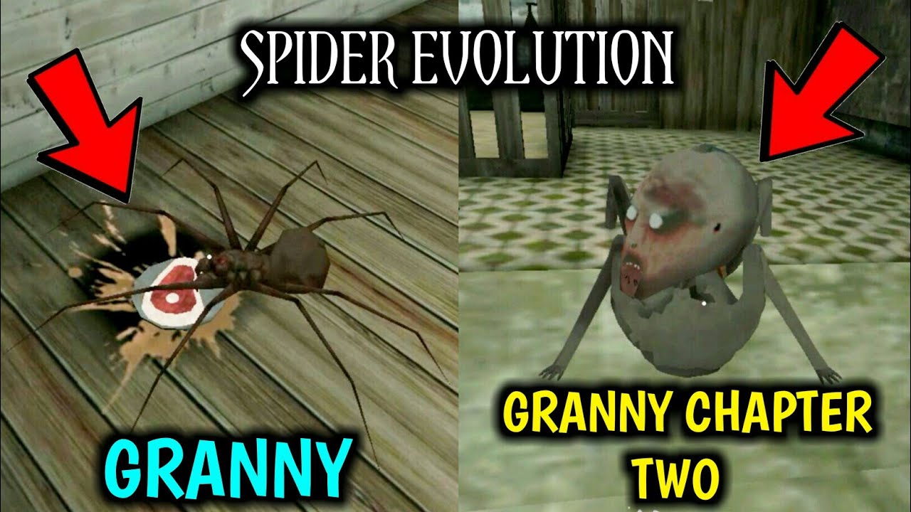 SPIDER EVOLUTION || GRANNY VS GRANNY CHAPTER TWO || FULL GAMEPLAY ...