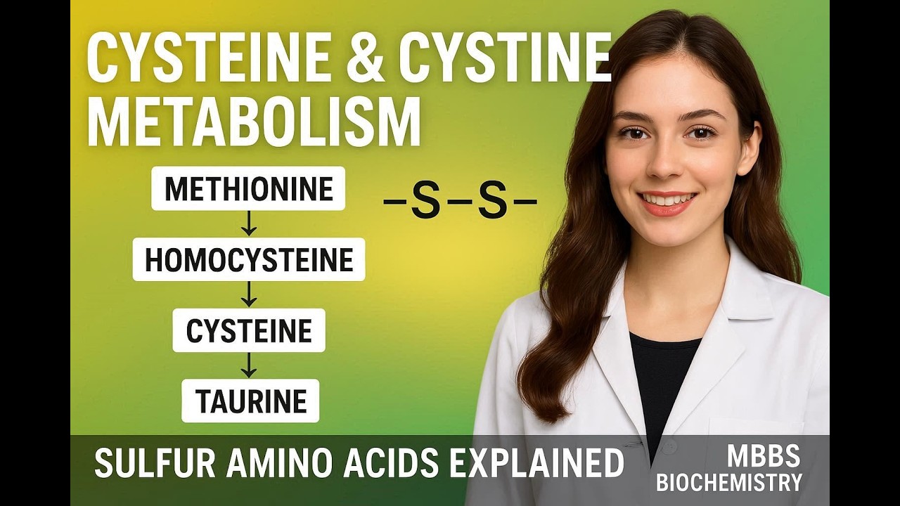 Cysteine vs Cystine Which Amino Acid is CRUCIAL for Your Body? - YouTube