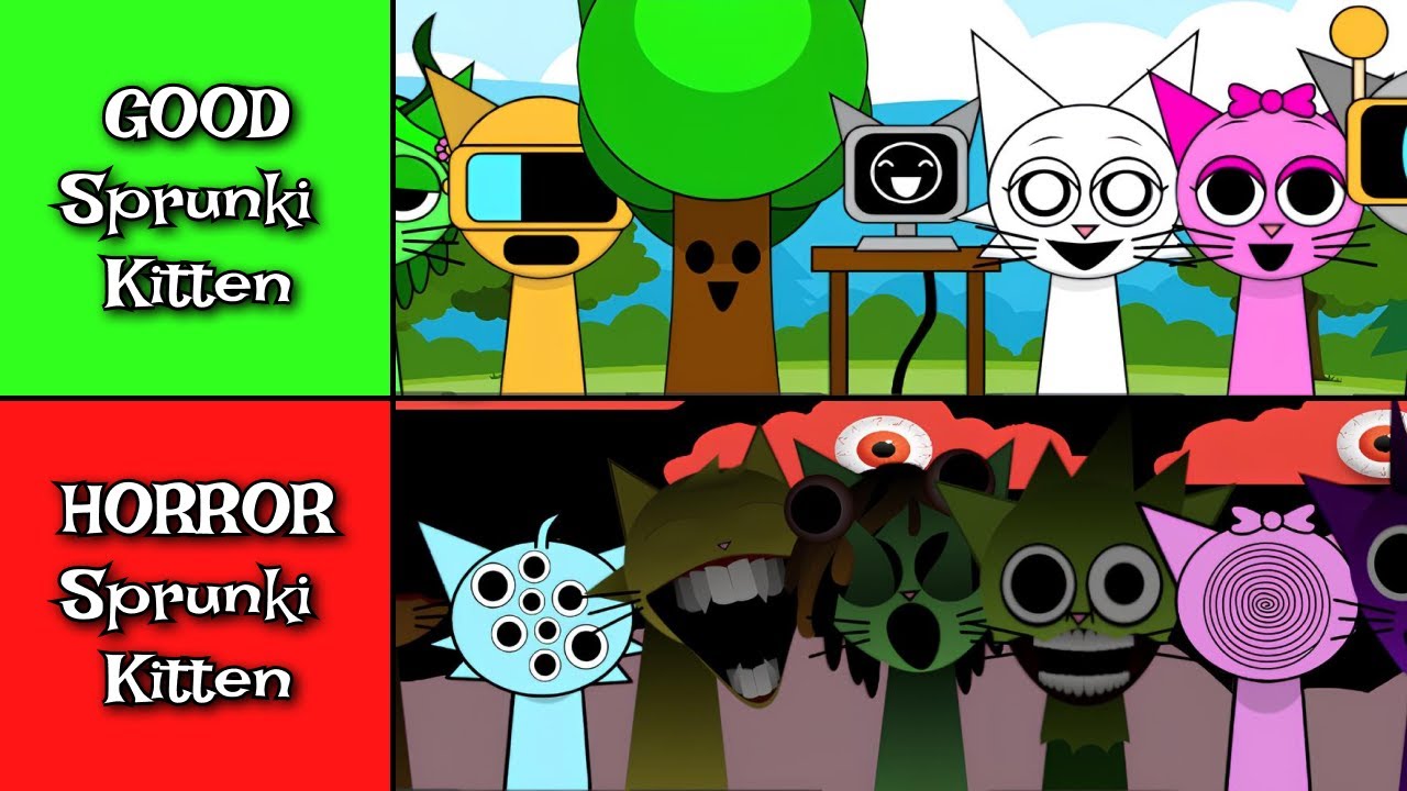 Sprunki turned into Kitten - YouTube