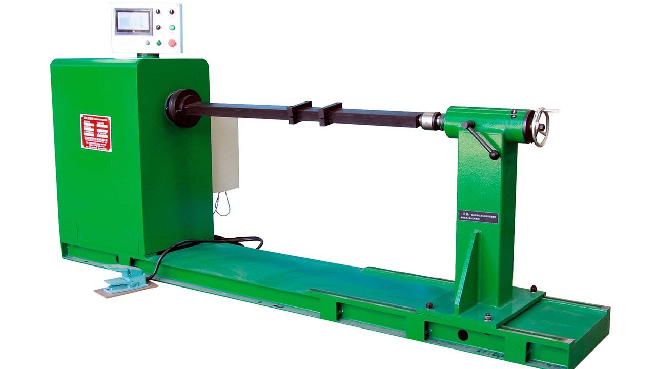 RX series heavy duty coil winding machine - YouTube