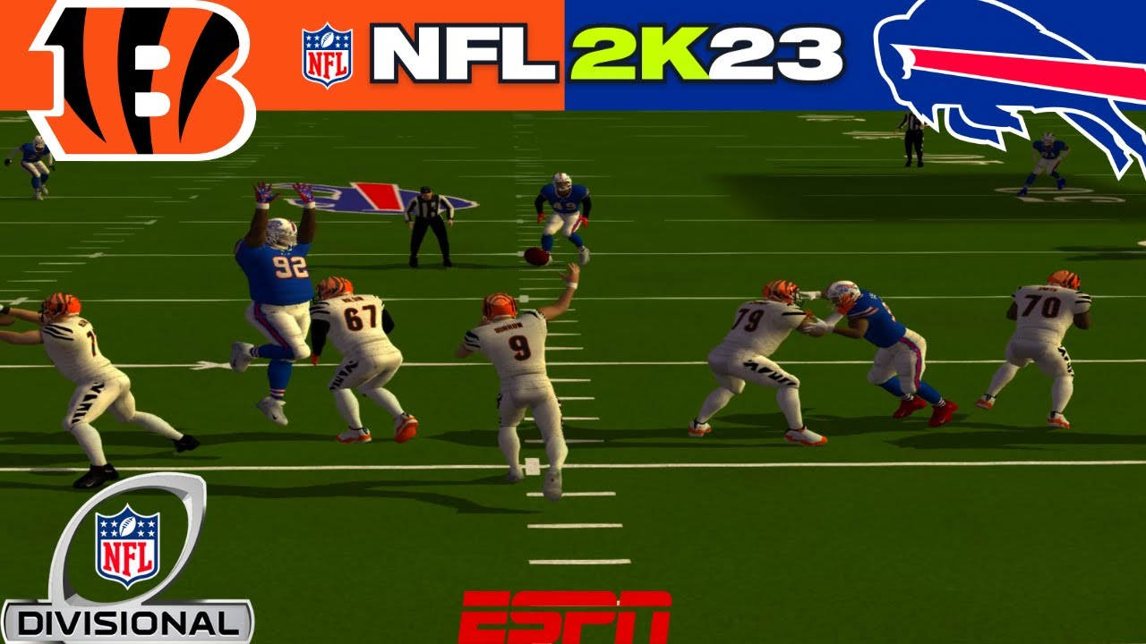 NFL 2K23 Mod - Bengals vs. Bills Divisional Round Simulation Highlights ...
