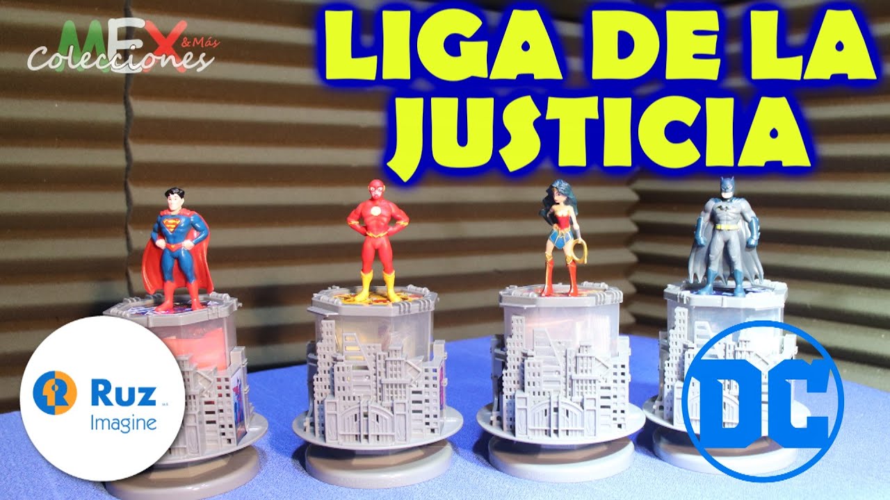 FIGURAS LIGA DE LA JUSTICIA | DC SLIME Y PLAY | RUZ IMAGINE - YouTube