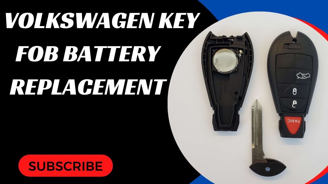 Volkswagen Key Fob Battery Replacement (Volkswagen Routan & More) - YouTube