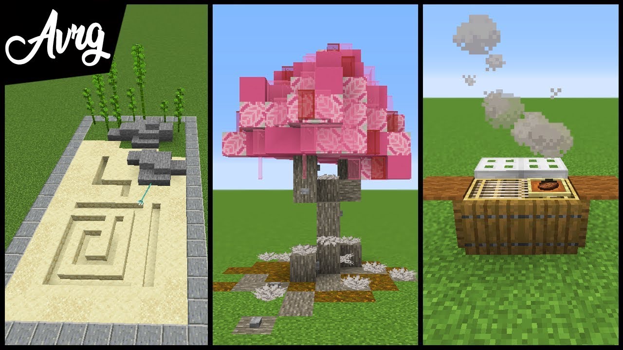 Minecraft: MORE 1.14 Outdoor Building Tricks and Techniques! - YouTube