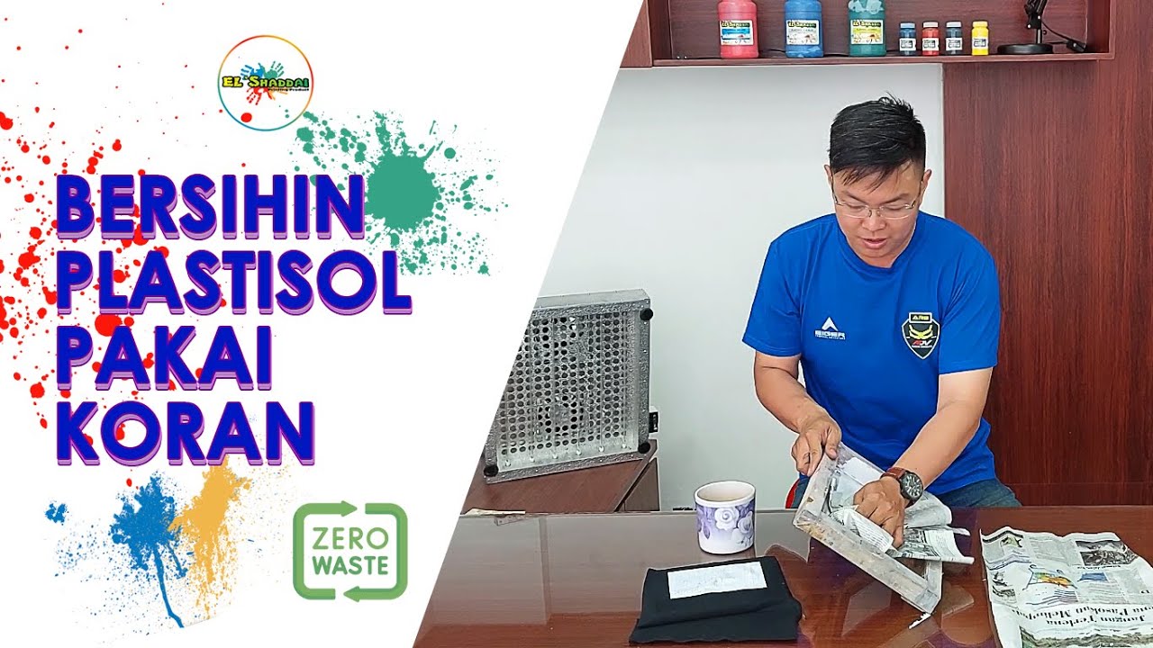 Sablon Plastisol Pemula Tanpa Limbah - YouTube
