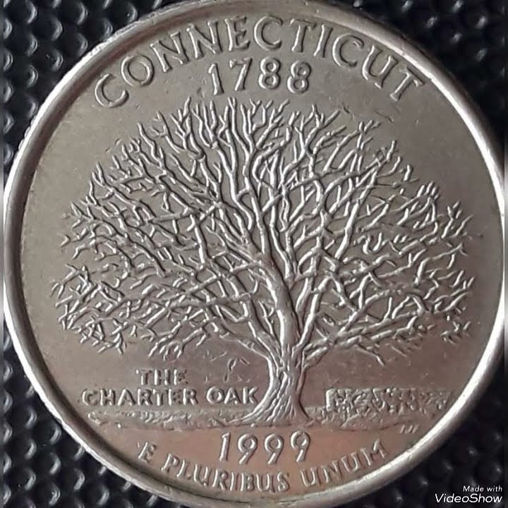 1999 Quarter dollar "connecticut 1788",coin worth money rare. - YouTube