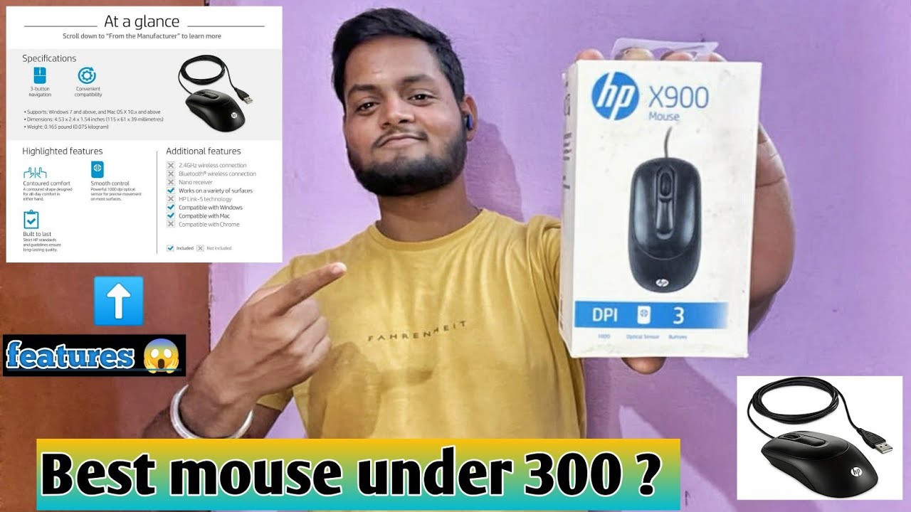 Best mouse ( Laptop / PC) UNDER 300/- Only #hp #mouse #keyboard # ...