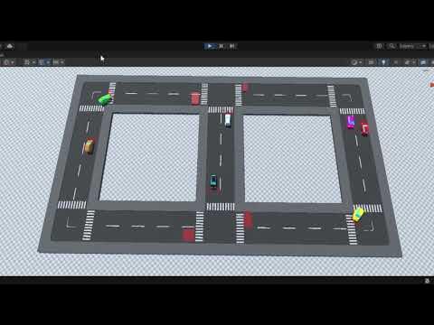 unity traffic system with raycast cars from scratch - YouTube