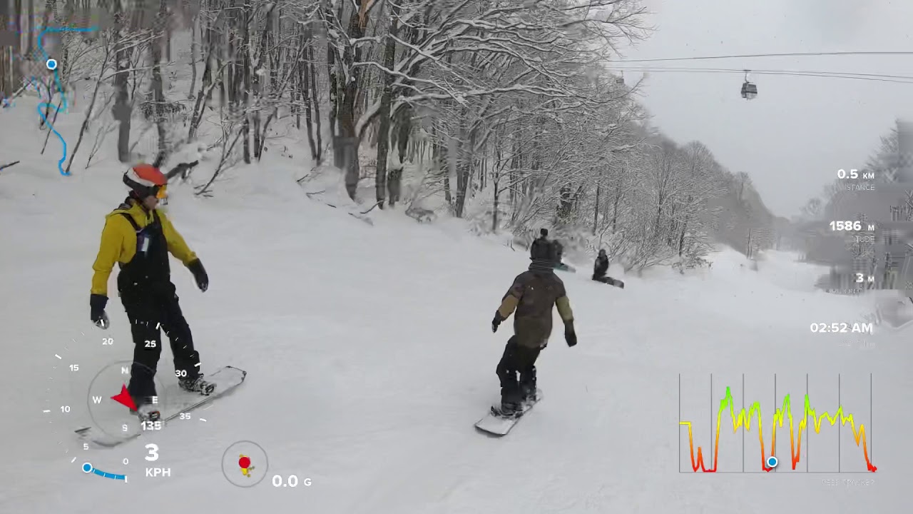 栂池powder run - YouTube