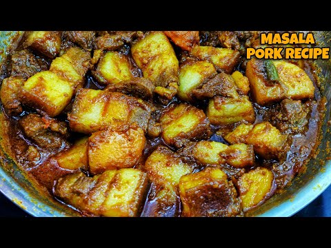 The Ultimate Desi Masala Pork Curry Recipe | Hotel Style Pork Recipe | Pork Masala Recipe