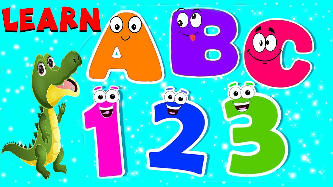 ABC, 123 & Shapes Learning Videos For Preschool | ABC And One Two Three ...