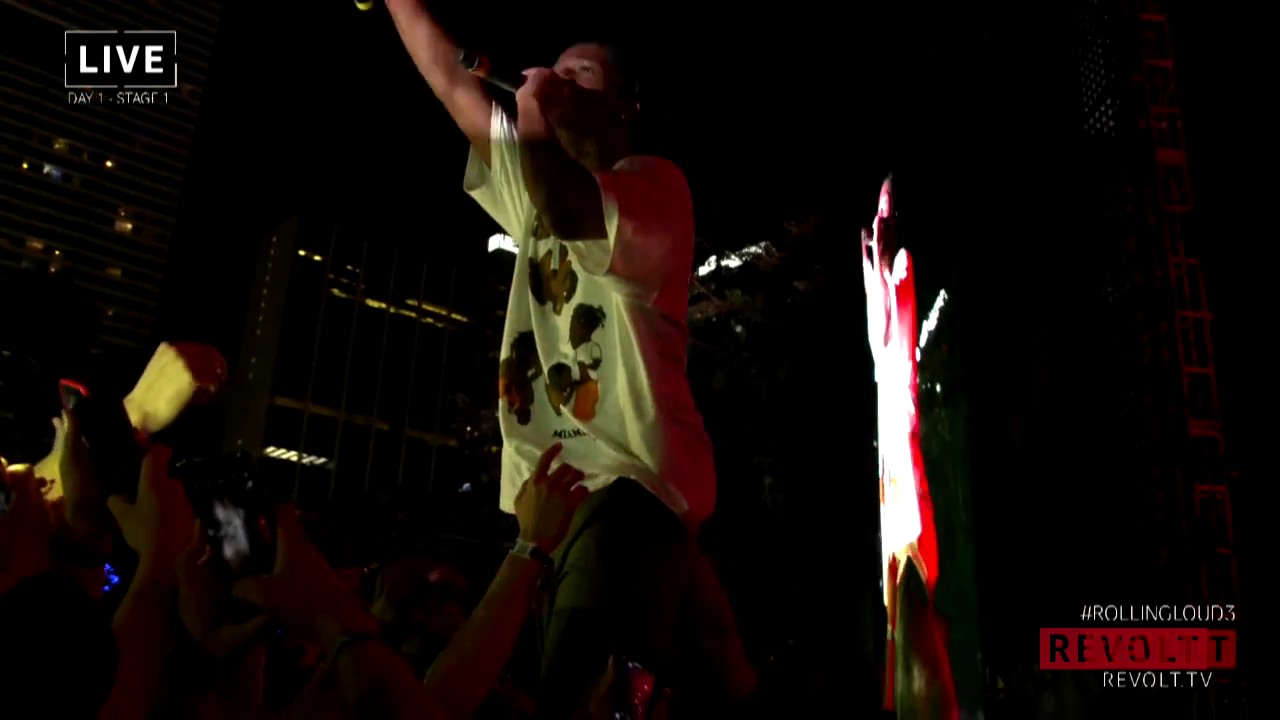 ASAP Rocky and Lil Yachty join the crowd at Rolling Loud - YouTube