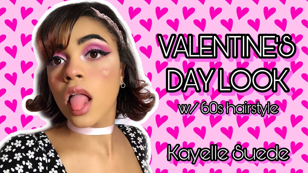 Valentine’s Day 60’s Look! | kayelle suede - YouTube