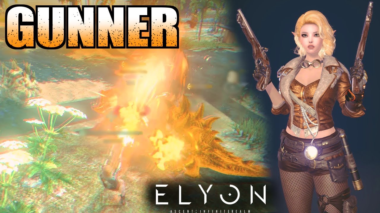 𝗚𝗨𝗡𝗡𝗘𝗥 starting abilities - 𝗥𝗔𝗡𝗚𝗘 𝗗𝗣𝗦 class - Elyon - Korean MMO - YouTube
