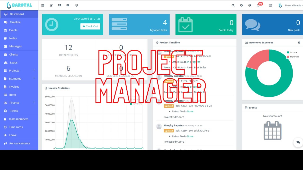 Tutorial Aplikasi Project Manager - YouTube