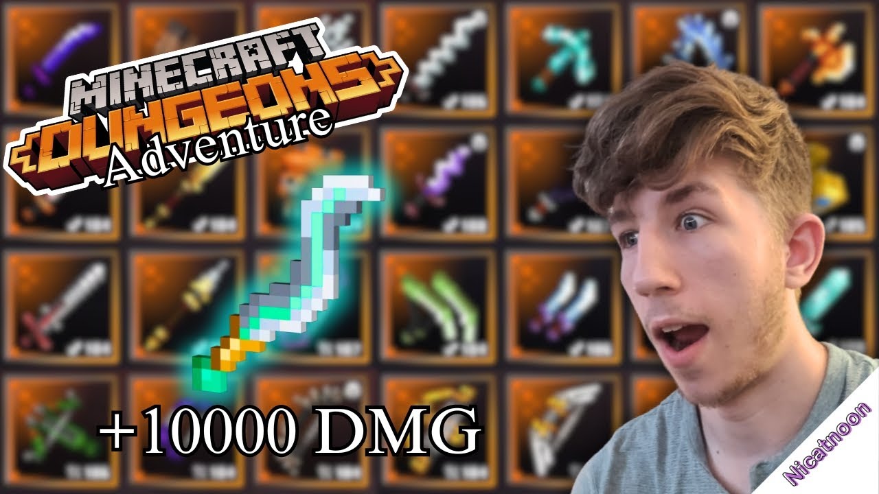 GOD-LIKE WEAPON! - Minecraft Dungeons Adventure Playthrough P5! - YouTube