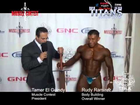 2015 NPC Titans Grand Prix Overall Men's Bodybuilding Winner Rudy Ramirez