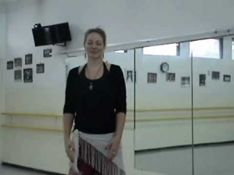 22 (part one) - Meaghan Shields in Belly Dance Boulevard's belly dancing video lessons project