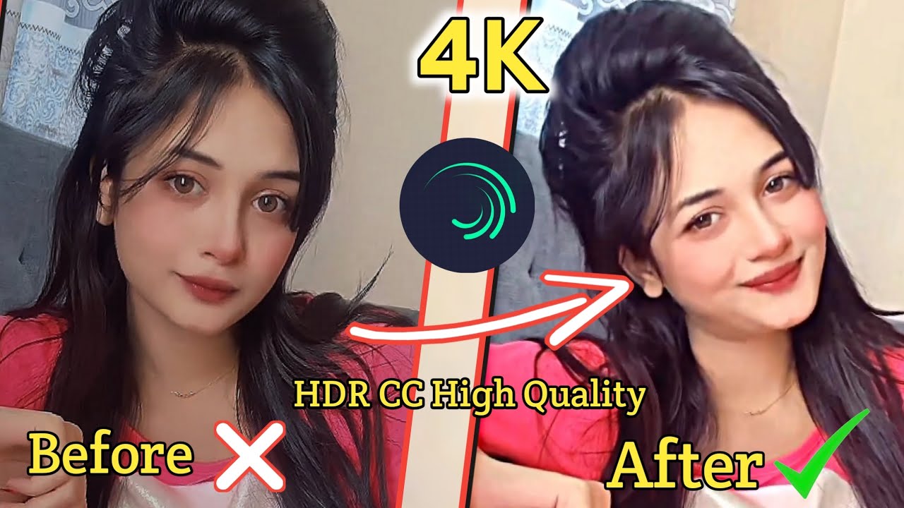 How To Edit 4K HDR Cc Video Tutorial. alight motion editing tutorial ...