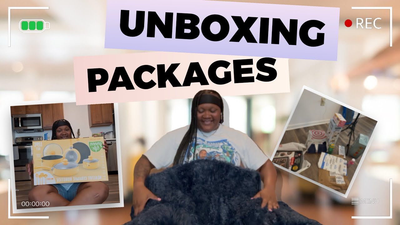 Unboxing packages for my new apartment Prt. 2 || Amazon|| + stores like ...