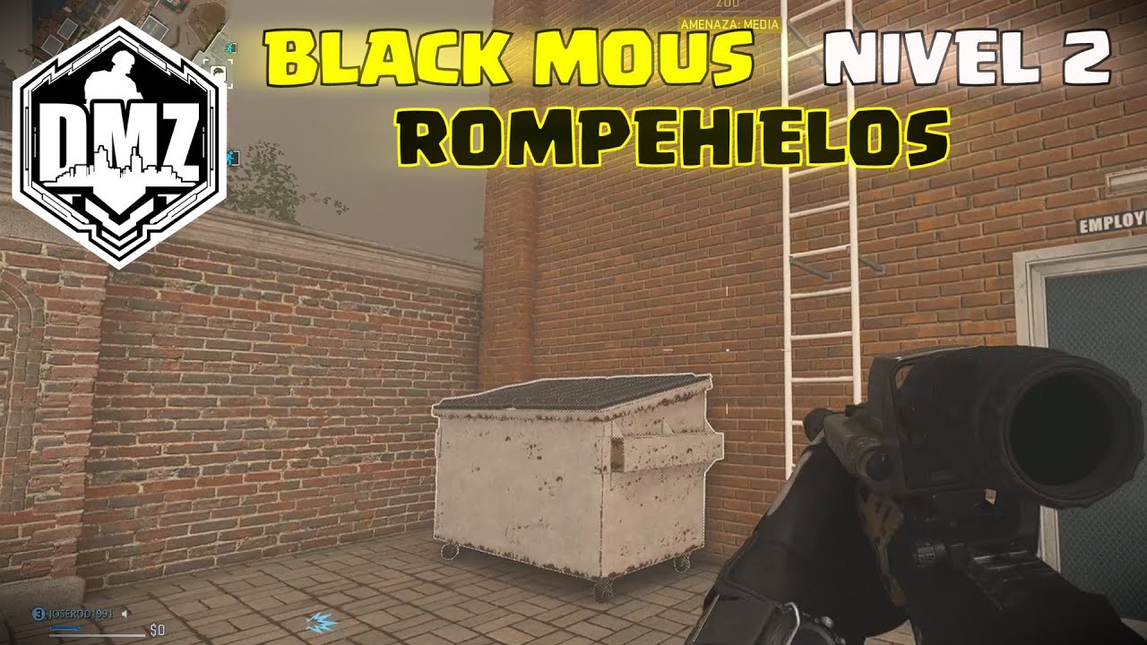 ROMPEHIELOS MISION DMZ BLACK MOUS NIVEL 2 WARZONE TEMPORADA 4 - YouTube