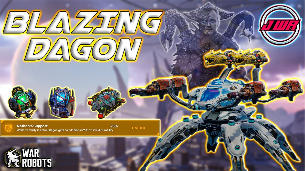 [WR] Frozen Dagon with blaze weapons 100% BETTER! war robots update 10. ...