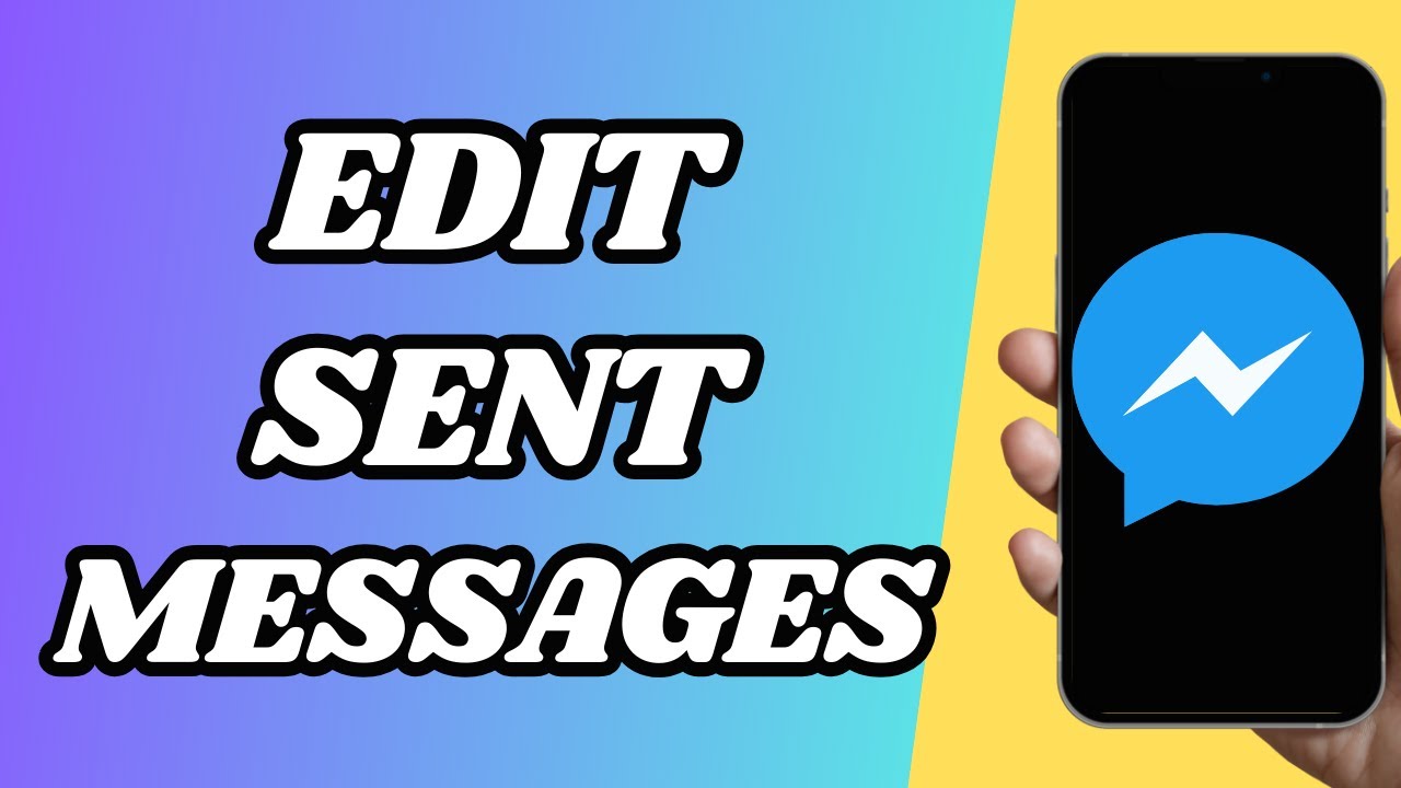 How To Edit Sent Message In Messenger - YouTube