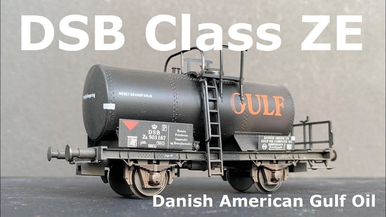 DSB Class ZE "Danish-American Gulf Oil Company A/S" from Sachsenmodelle ...