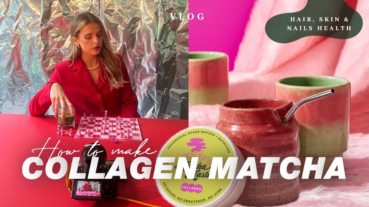 Come to a Photoshoot with Me | Matcha Masta Collagen Matcha + Unboxing ...