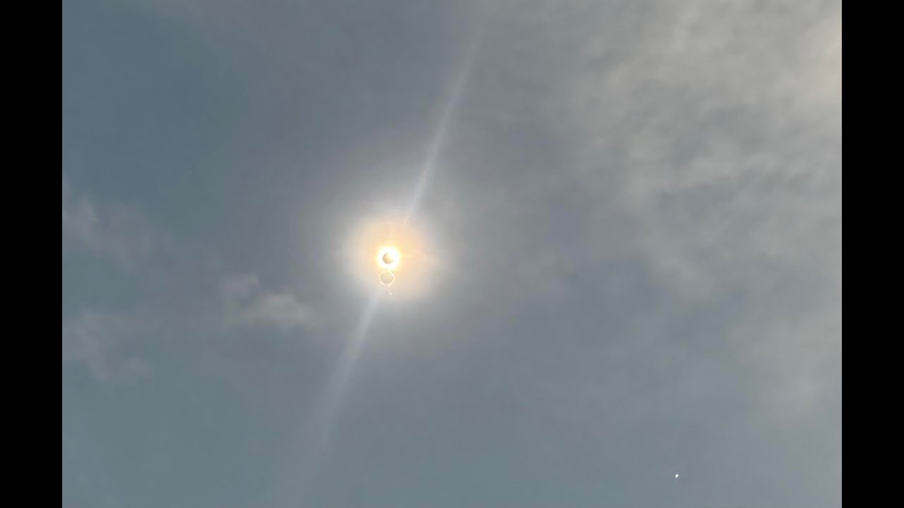 April 8 Total Solar Eclipse In Oklahoma - YouTube