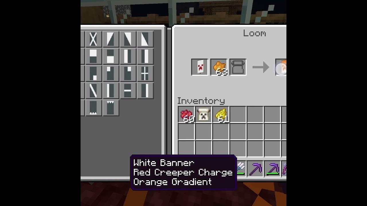 Minecraft banner shield - YouTube