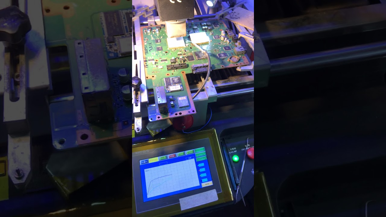 Reballing Ps3 CechL proses - YouTube