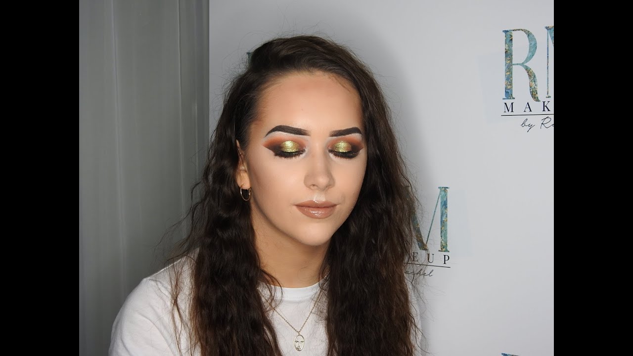 Green and Orange Smokes Makeup Tutorial | Makeup By Rachel - YouTube