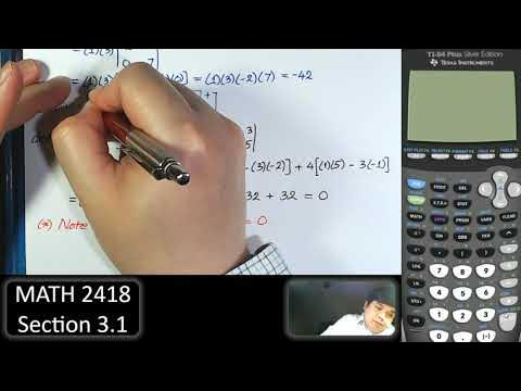 Linear Algebra - Section 3.1 - YouTube