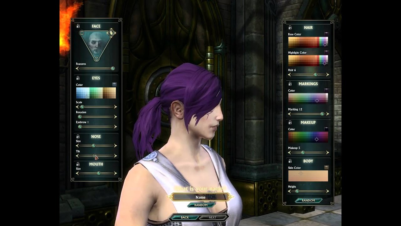 Rift - Character Creation Female Mathosian Cleric + Intro - YouTube