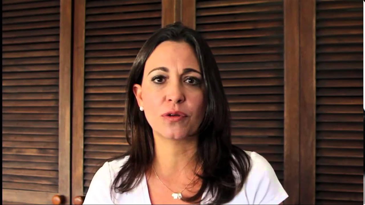 Maria Corina Machado, Venezuelan opposition leader, addresses the 2015 ...