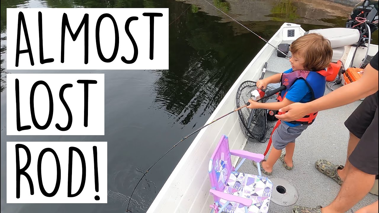 4 yr. Old Fighting STRONG Fish - Almost Looses Rod - YouTube