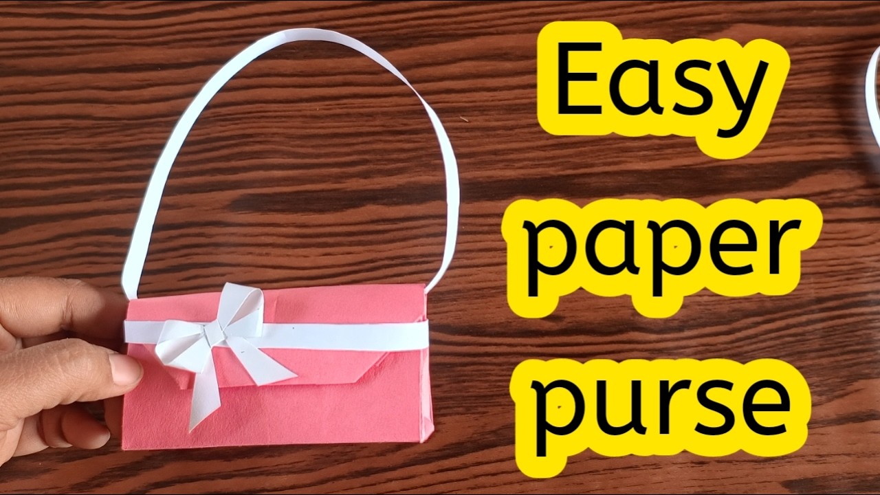 Origami paper bag|How to make paper handbag|Diy paper bag|Easy paper ...