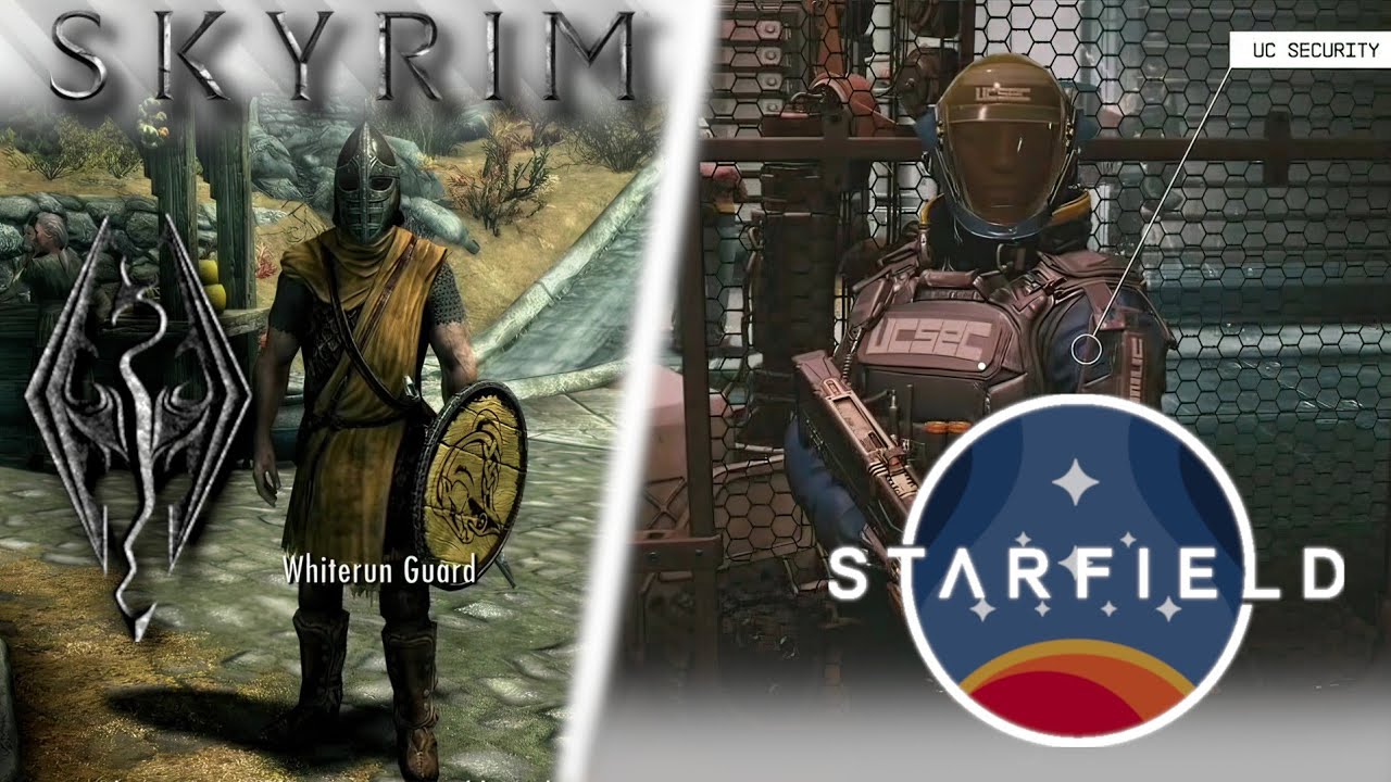 Starfield vs Skyrim NPCs - YouTube