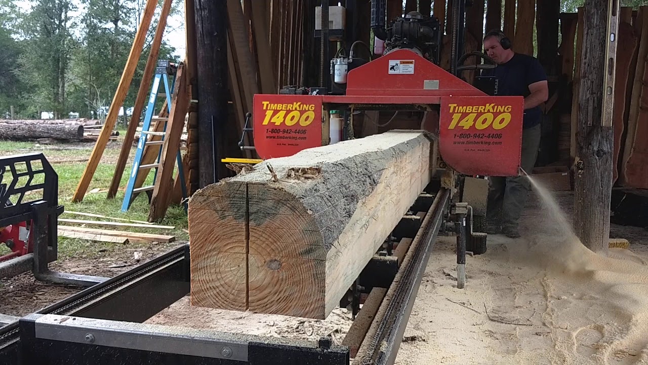 Timberking 1400 and its massive 16" throat cut! - YouTube