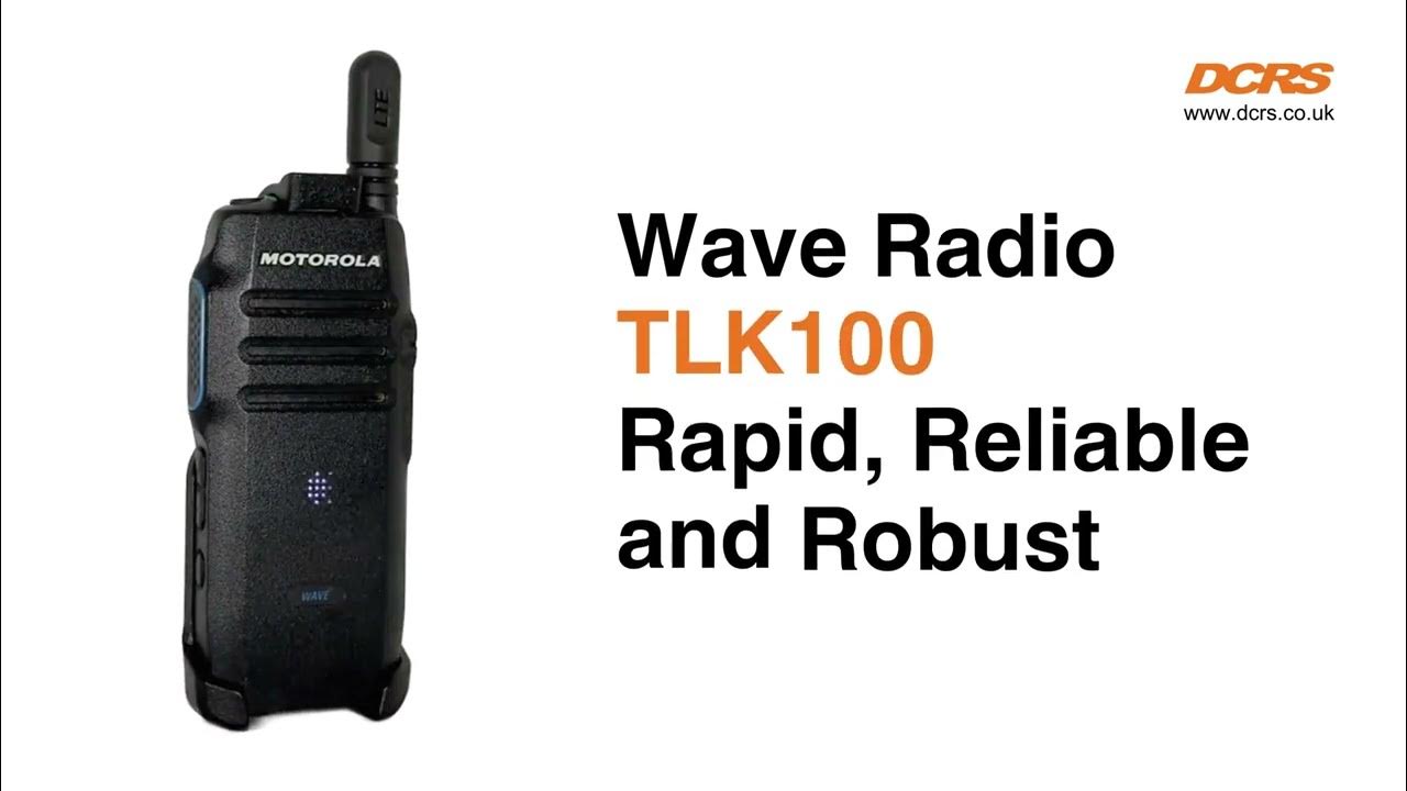 Wave PTX TLK100 Radio - YouTube