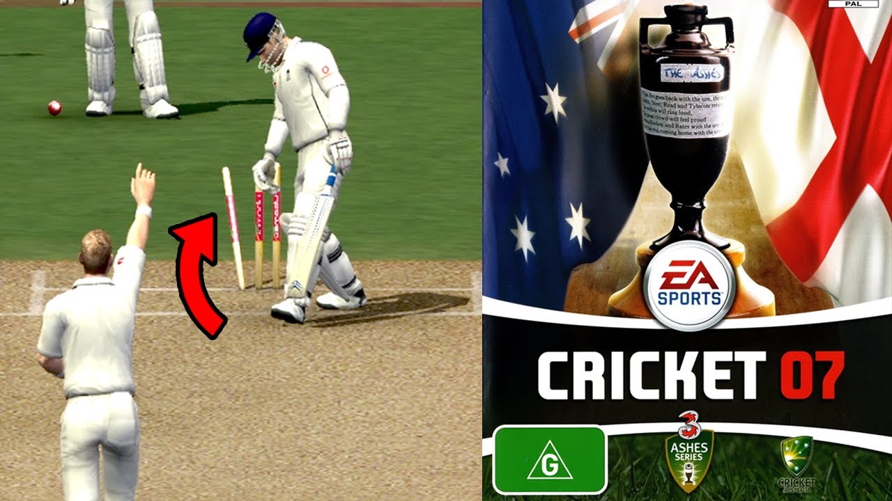 I played The Ashes on EA Sport's Cricket 07! - YouTube