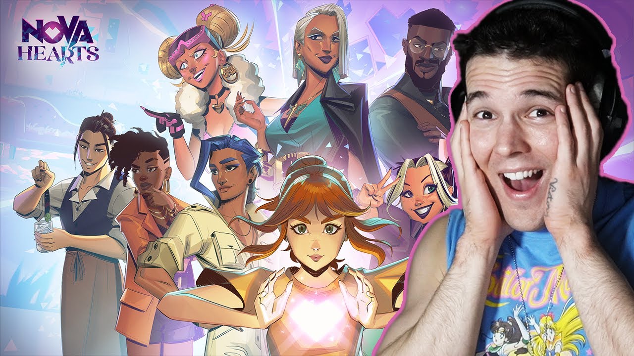 THIS GAME IS LIKE SAILOR MOON! OMG! - Nova Hearts Chapter 1: The Spark Full Game - YouTube