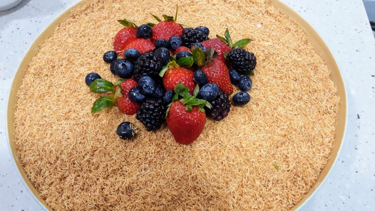 Kunafa|Konafah Ice Cream Recipe - YouTube