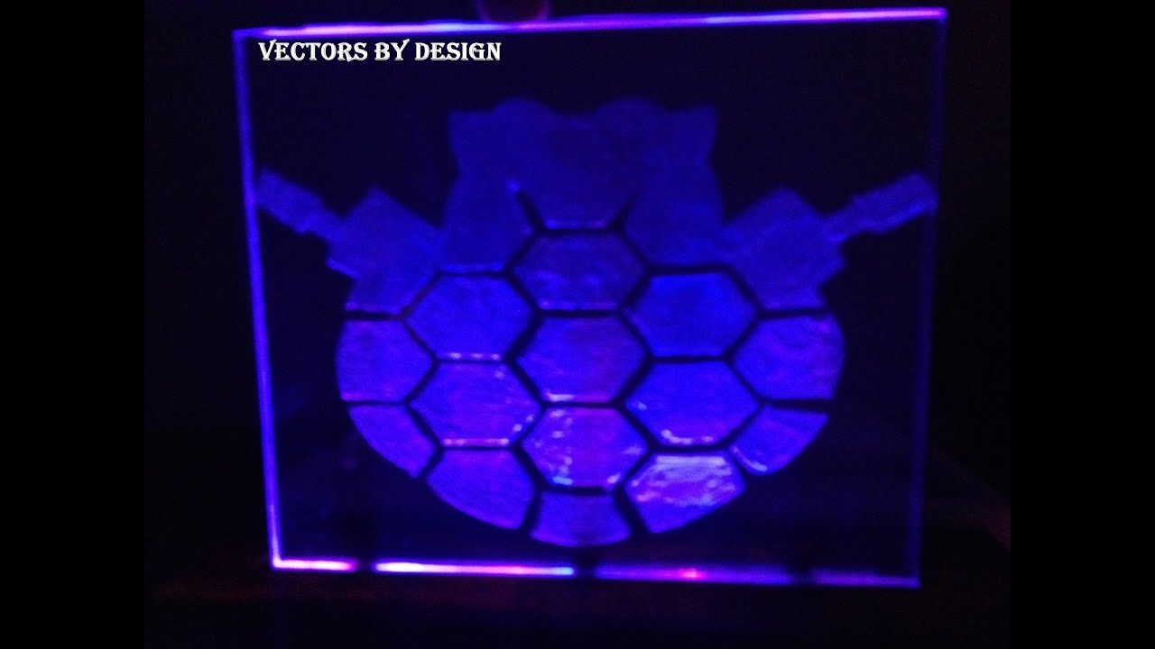 Acrylic Etching - Vectors By Design - YouTube