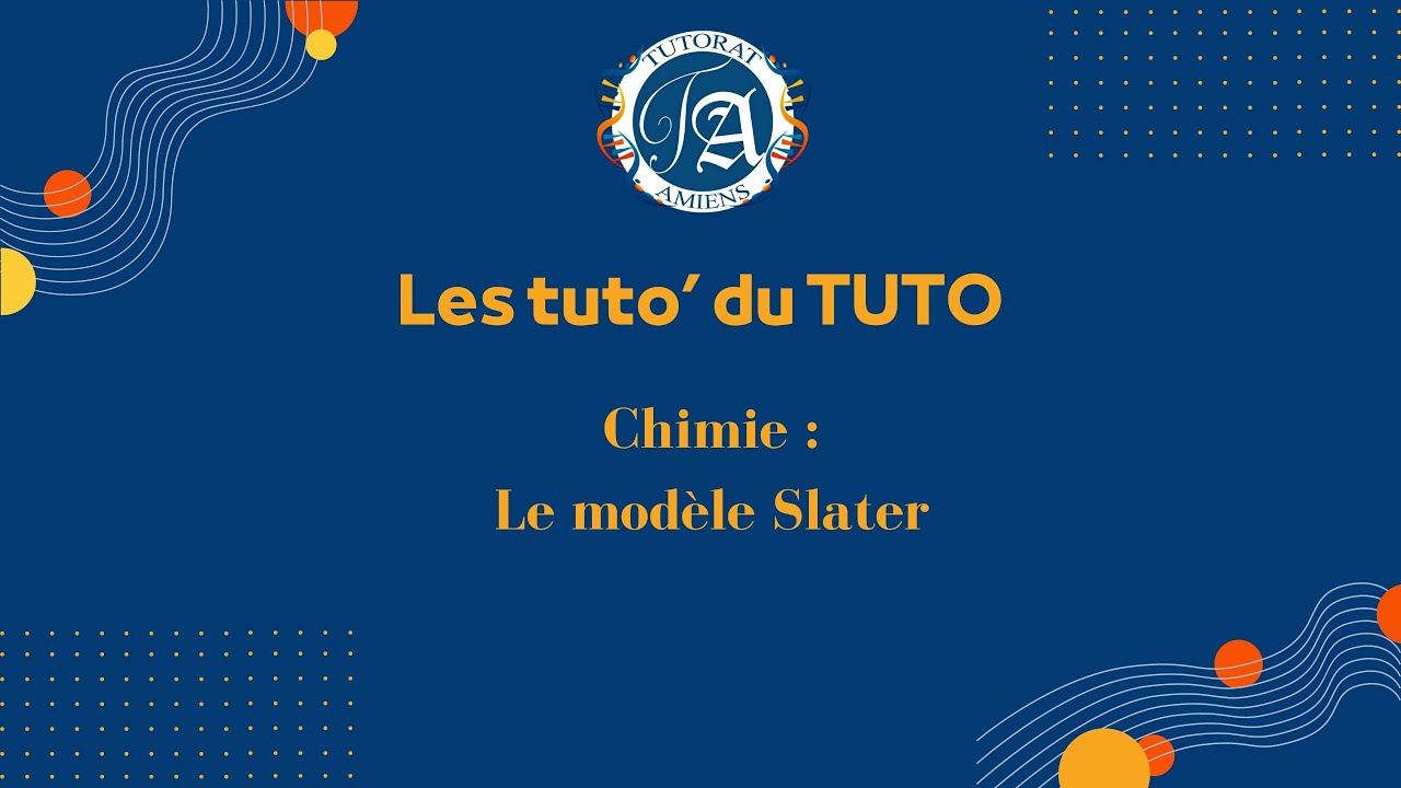 Les tuto' du TUTO : Le modèle Slater - YouTube