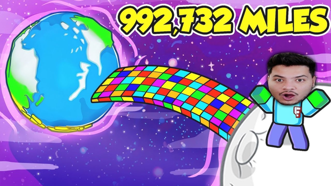 BUILDING 992,732 MILES LONG BRIDGE - BUILD A BRIDGE SIMULATOR - ROBLOX ...